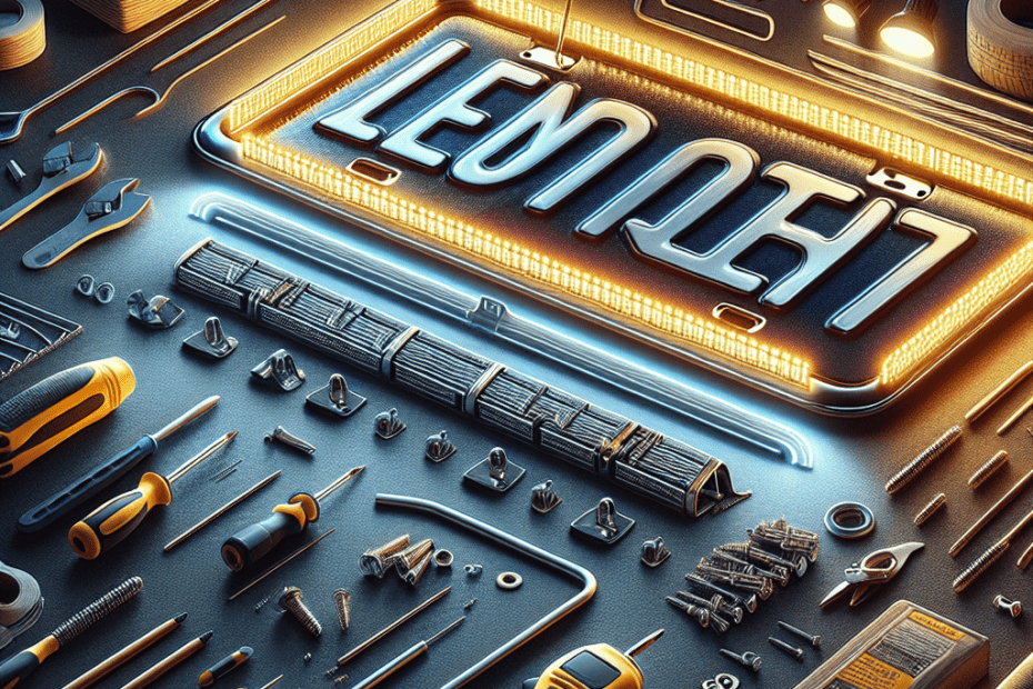 How To Install An LED License Plate Frame | CROAUTO.NET