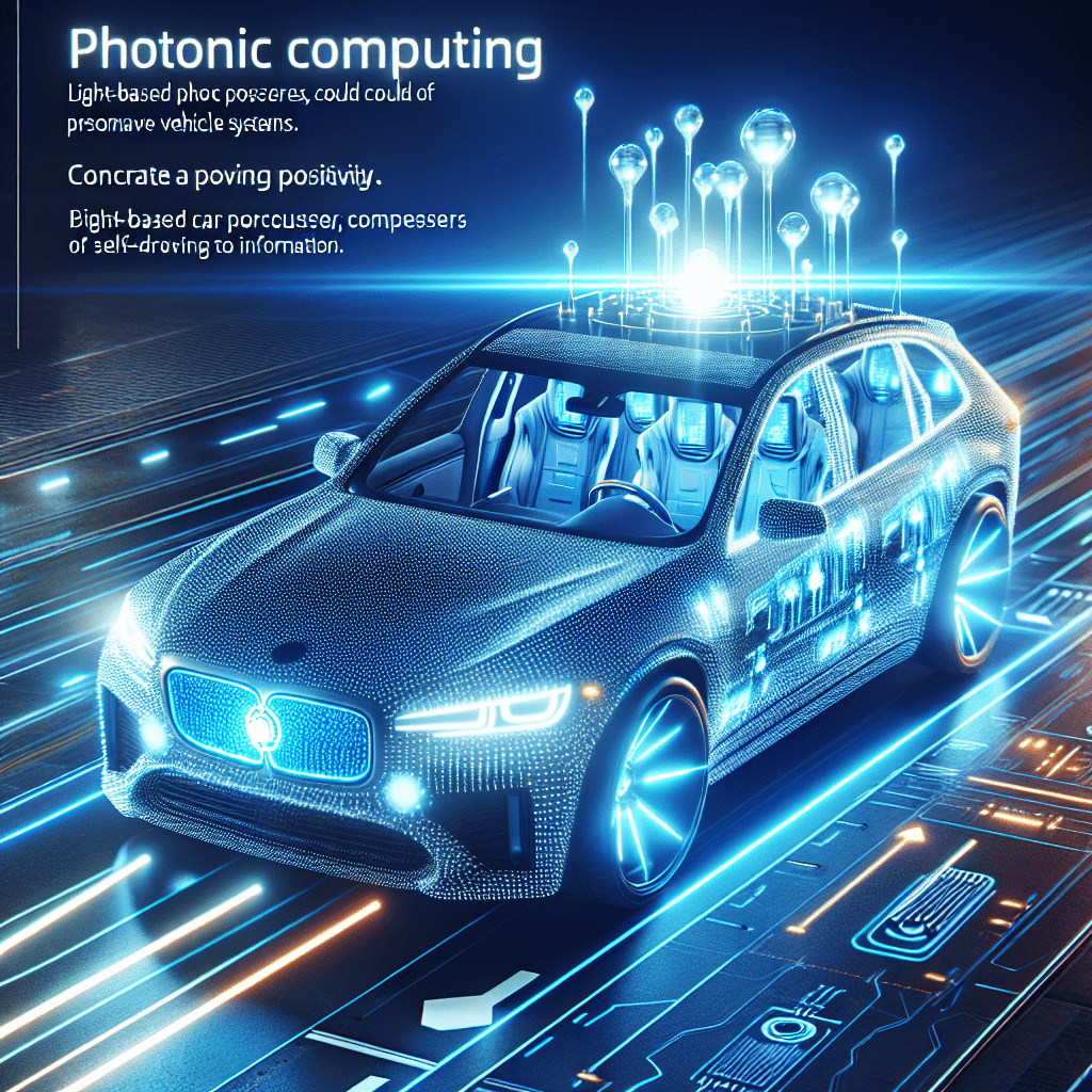 Photonic Computing In Autonomous Vehicle Systems | CROAUTO.NET